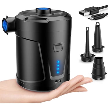 Airburst Pro – Compact Electric Pump with Vacuum & LED Light, Portable ...