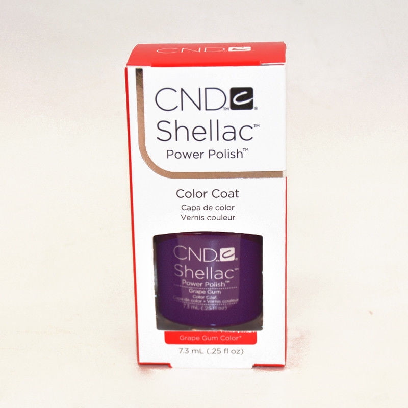 CND Shellac Gel Polish Grape Gum 0.5oz - Walmart.com
