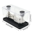 Bus 3x 5/16" Studs Terminals Power Distribution Block Busbar with Cover ...