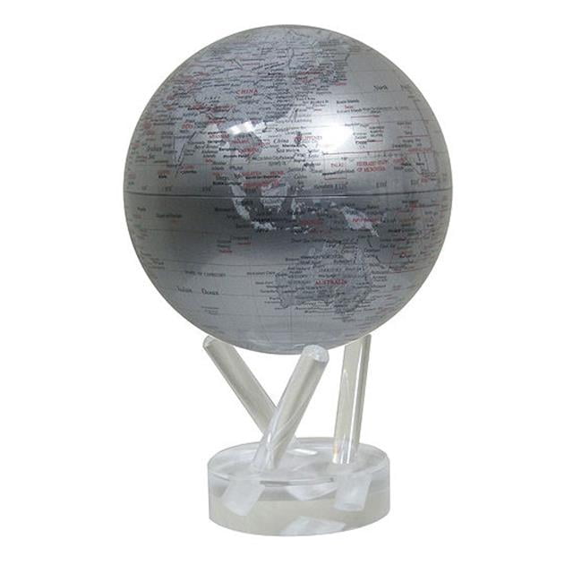 Turtle Tech Designs MG-6-SLR MOVA Globe - Silver with Red Lettering ...