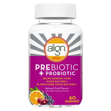 Align Prebiotic + Probiotic Supplement Gummies in Natural Fruit Flavors ...