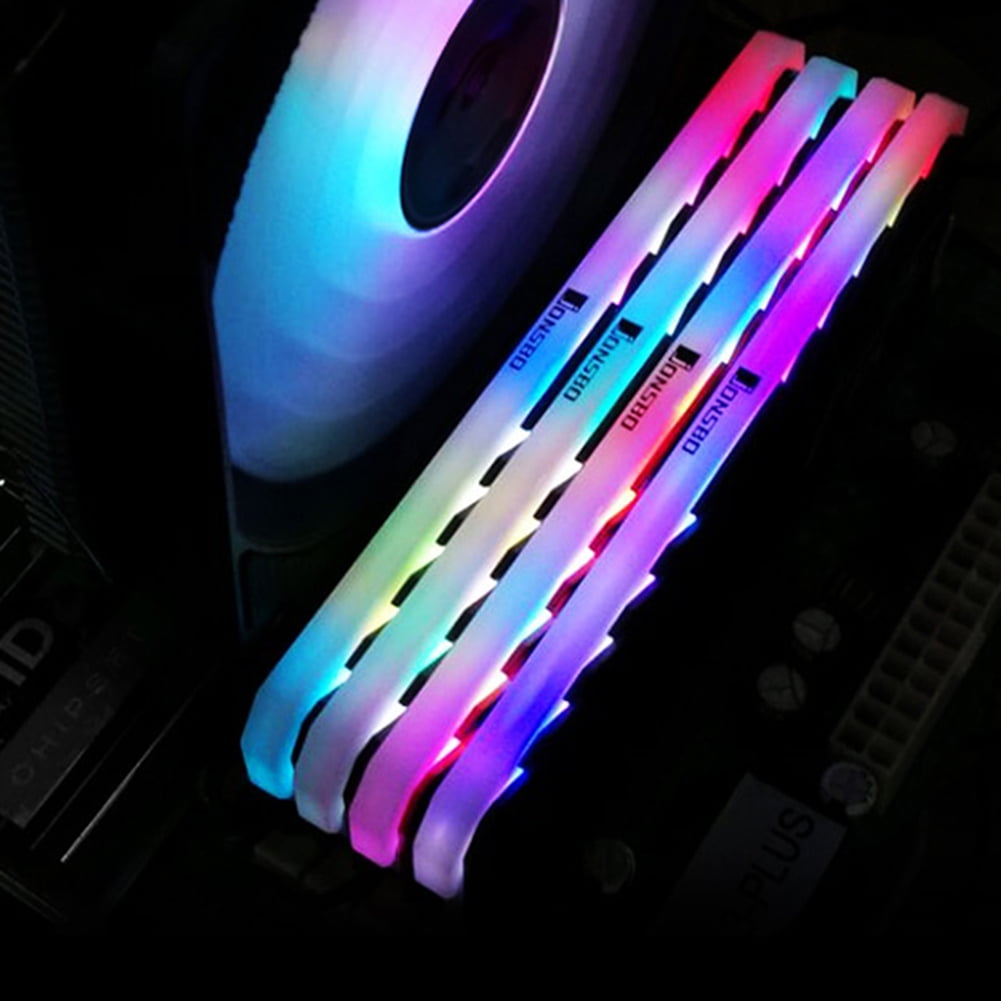 RGB RAM Heatsink DDR DDR3 DDR4 Memory Cooling Heat Spreader for Desktop Computer | Walmart en línea