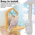 Bird Feeder and Bird Waterer 800Ml with External Cage Mount Large ...