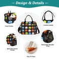 ALAZA Baseball Football Basketball Print Cooler Lunch Bag Insulated ...