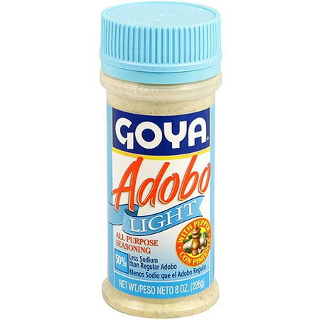 Goya Adobo Light Seasoning With Pepper, 8 oz (Pack of 24) - Walmart.com