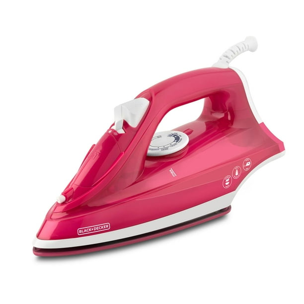 Plancha de Vapor Black & Decker IRBD302 Antiadherente Roja | Bodega ...