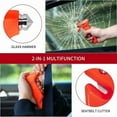2Pack Car Escape Tool Mini Emergency Safety Hammer Belt Window Breaker ...