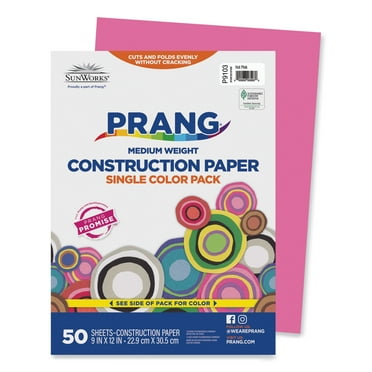 Tru-Ray Sulphite Construction Paper, 18 x 24 Inches, Pink, 50 Sheets ...