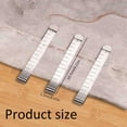 10Pc Stainless Steel Hemming Clips With 3 Inch Measurement Scale Pin ...
