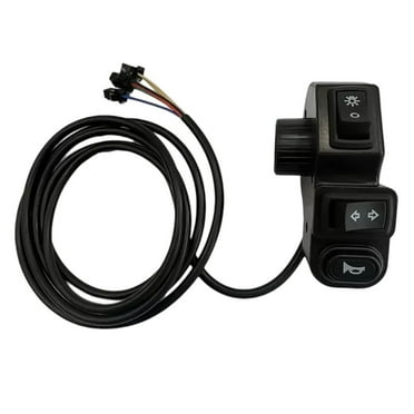 Switch, Handlebar Lamp Turn Switch 3-in-1 E-bike Turn Handlebar Lamp Turn Qahm Huiop Switch E ...