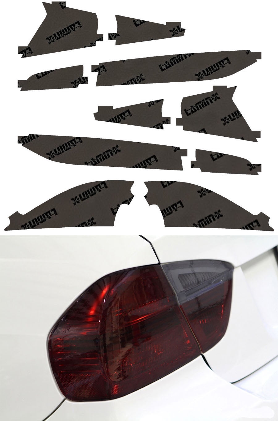 Lexus IS (17-20) Gunsmoke Reverse & Rear Marker Covers - Walmart.com