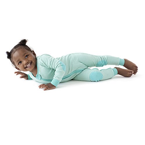 Double Zipper Onesies, One Piece Cotton, Long Sleeve Footless Baby ...