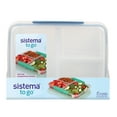 Sistema TO GO Multi Split Food Storage Container, 27.7oz / 820ml ...