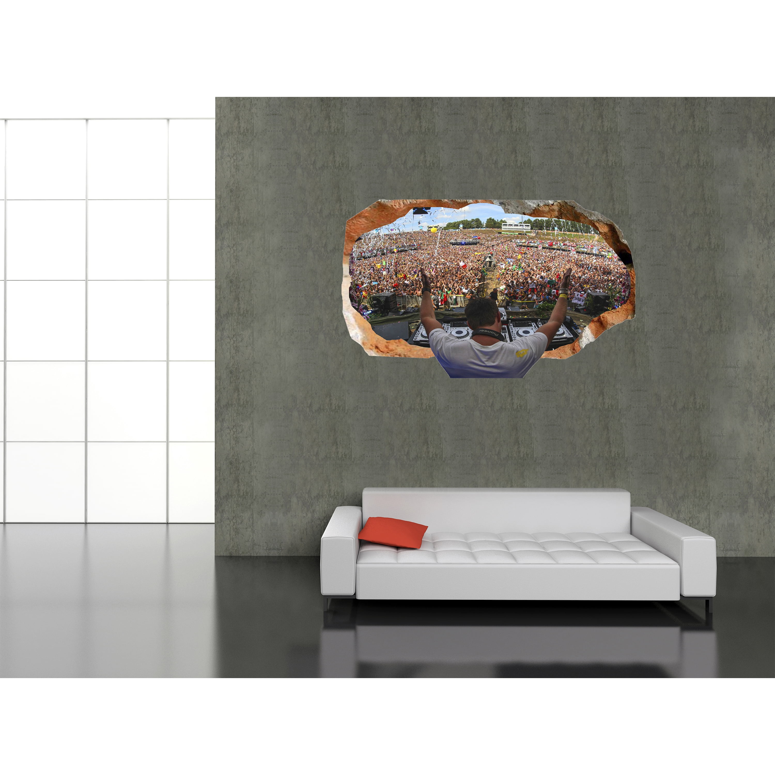 Startonight 3D Mural Wall Art Photo Decor Play the Music, DJ! Amazing ...