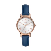 Fossil Women's Daisy Three-Hand, Rose Gold-Tone Stainless Steel Watch ...