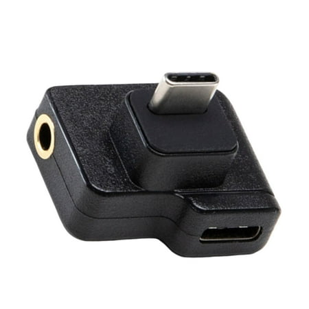 Dual 3.5mm Mic Adapters Charging Audio Adapters Microphones 3.5mm/USB-C ...