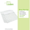 Clean Cubes 13 Gallon Tall Disposable Bins with Plastic Liner, Reusable ...