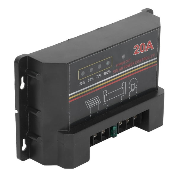 Solar Charge Controller 12V Intelligent Solar Charge Discharge ...