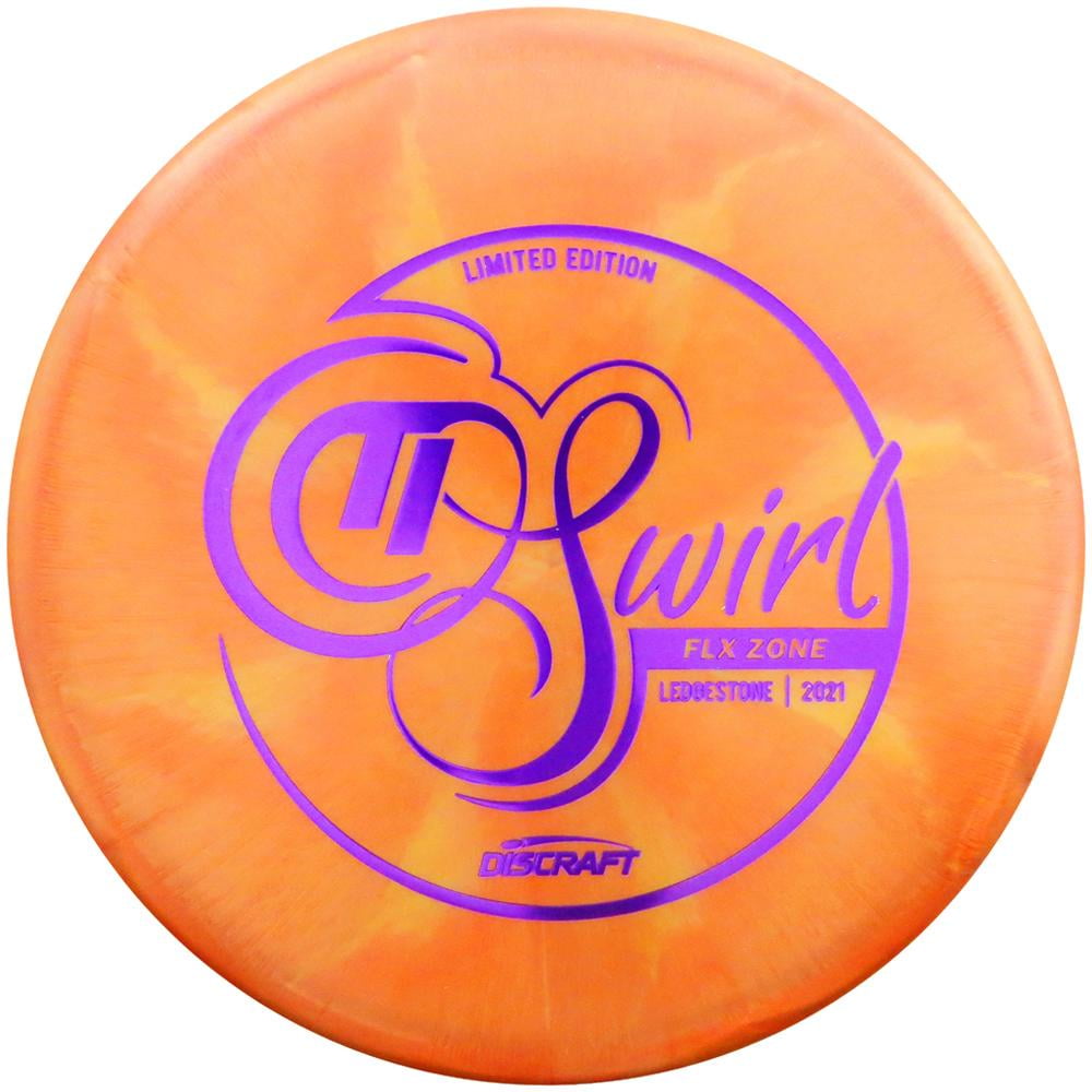 Discraft Limited Edition 2021 Ledgestone Open Swirly Titanium FLX Zone ...