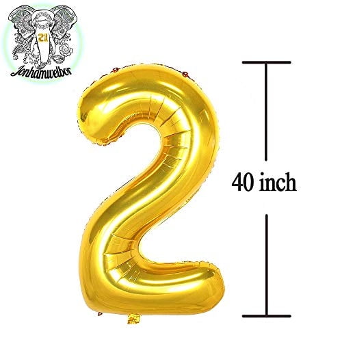 21 Globos de números Gold Big Giant Jumbo Number 21 Foil Mylar Globos ...