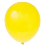 Unique Industries Latex 16.00" Yellow Solid Print Birthday Balloons, 72 ...