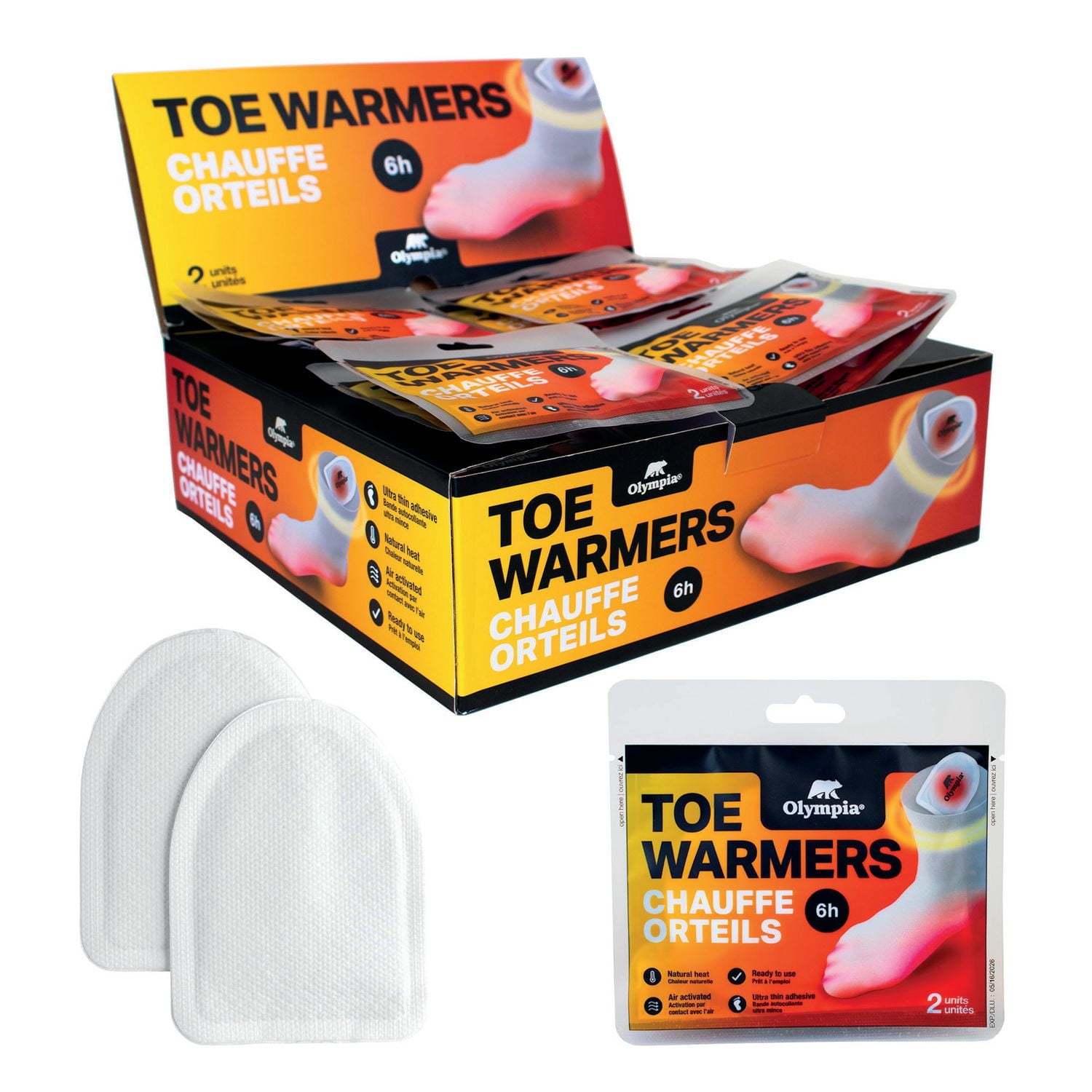 Click here for Olympia Disposable Toe Warmers 2 Pack prices