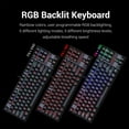 Redragon K552 Mechanical Gaming Keyboard, RGB Rainbow Backlit, 87 Keys ...