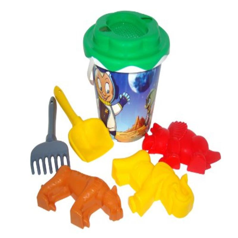 Polesie Wader Decorated Bucket/ Sunflower Sieve/ Sand Spade/ Rake and ...