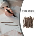 40pcs Wooden Sticks DIY Log Branches Short Sticks Rustic Wood Sticks ...