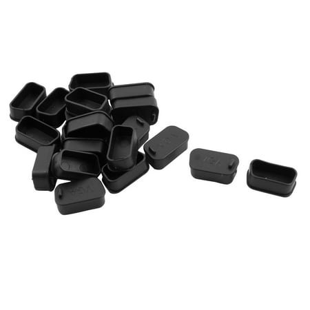 Rubber Laptop Anti Dust VGA Port Cover Protector Black 20 PCS | Walmart ...