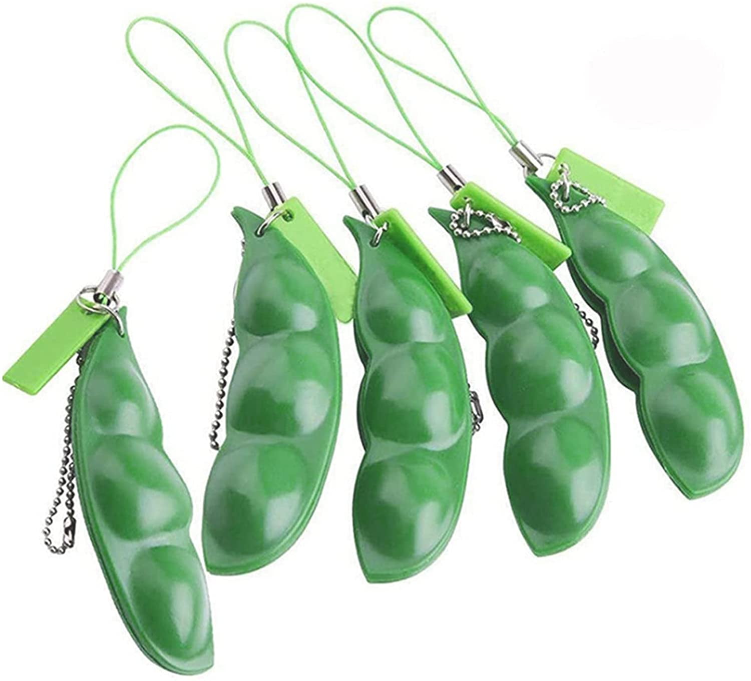 Buy Pea Poppers Fidget Toy, 6 Packs Funny Facial Expressions Squeeze a ...