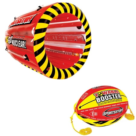 Sportsstuff Gyro Tumbling Towable Boat Tube with 4K Booster Ball Towing ...