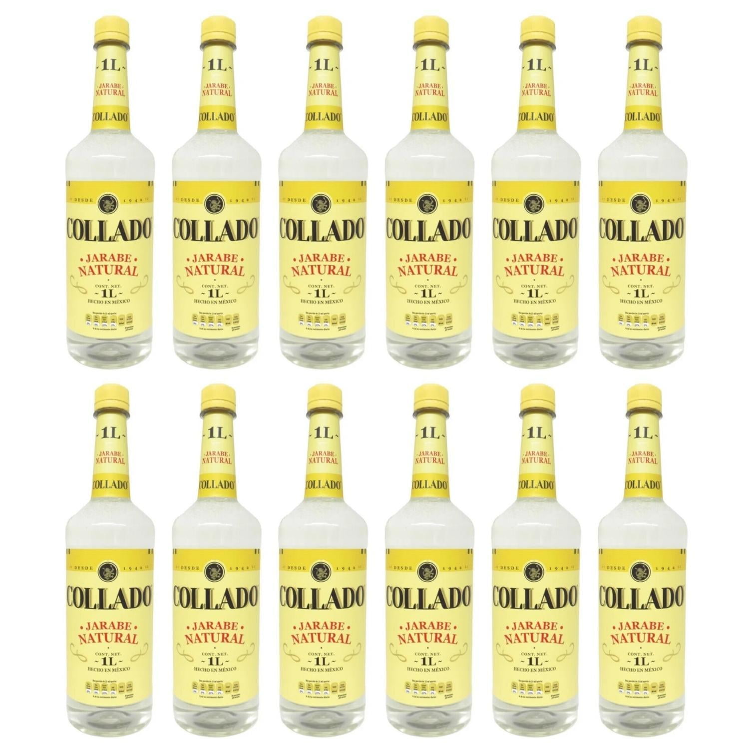 Pack de 12 Jarabe Collado Natural 1 L Collado Natural | Bodega Aurrera en línea