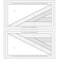 Scrappy Half-Rectangle Triangle Foundation Pad from Leila Gardunia ...