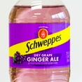 Schweppes Dry Grape Ginger Ale - 12 Pack of 20oz Bottles, Refreshing ...