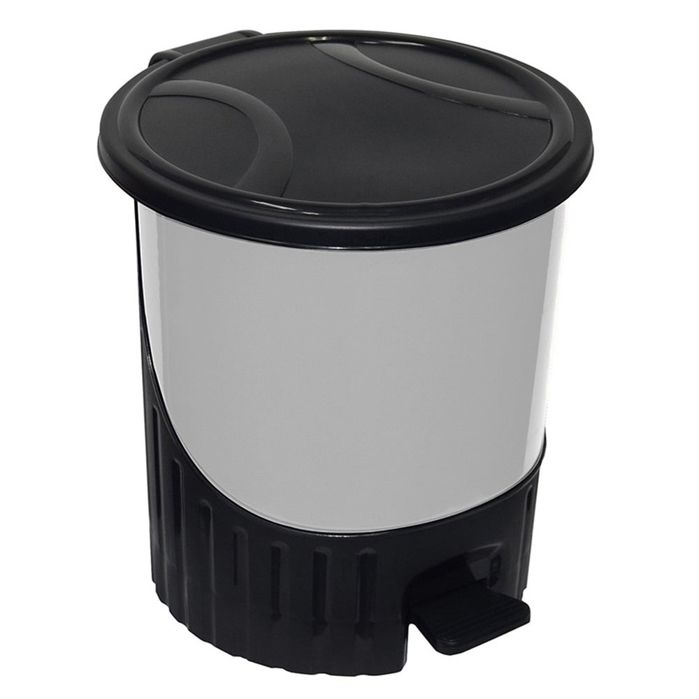 Bote de Basura Plastic Trends con Pedal 14 l Gris | Walmart en línea