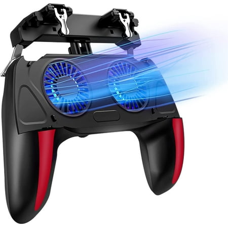 Mobile Game Controller, Gaming Grip with Dual Cooling Fan Game ...