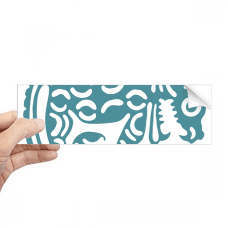 Mexico Totems Mexican Animal Ancient Civilization Rectangle Bumper ...