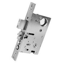 Larson Brushed Nickel Mortise Hardware Kit With Key And Deadbolt For ...