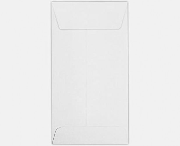 White- #7 Coin Envelope( 3.5" x 6.5 ") - A pack of 100 Envelopes ...