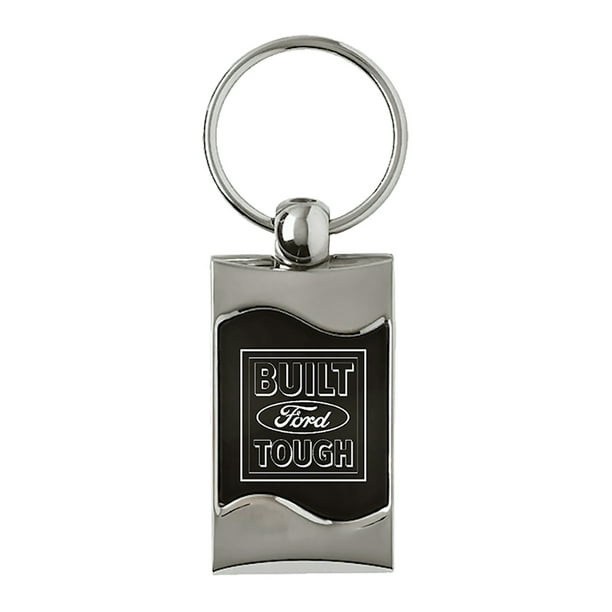 Ford Built Tough Keychain & Keyring - Black Wave - Walmart.com