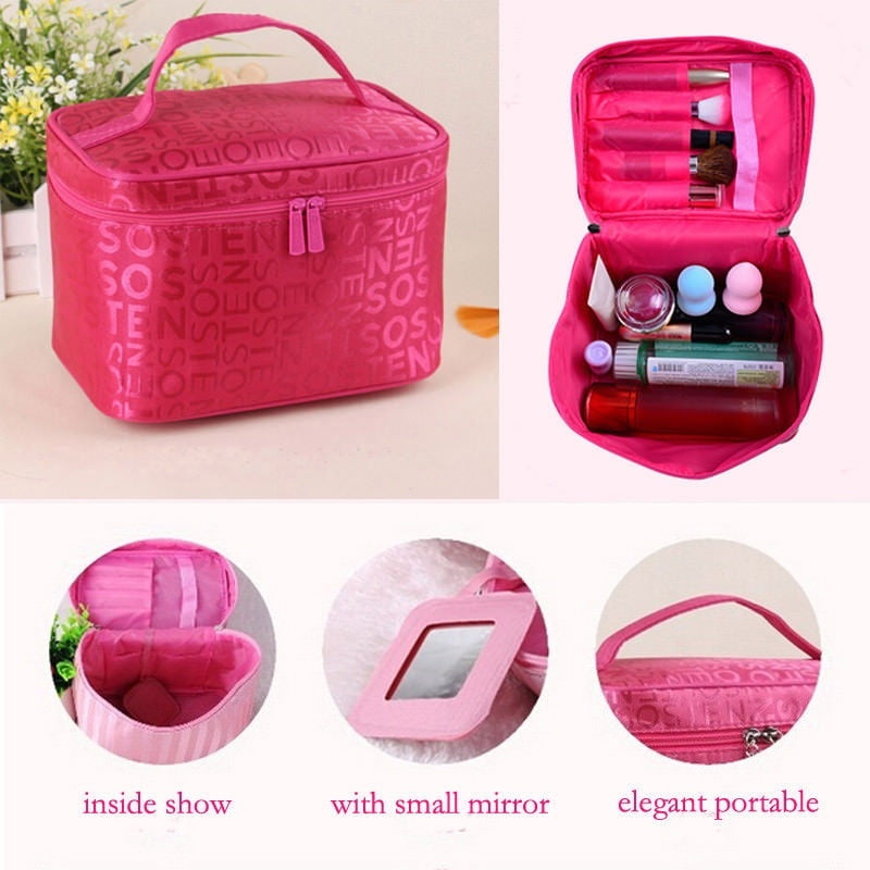 Click here for Wangsaura Travel Cosmetic Makeup Toiletry Case Bag... prices