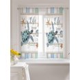 Sheer Coastal Curtains for Bedroom Living Room, Nautical Starfish ...