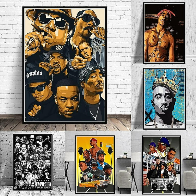 Hip Hop Collage Poster