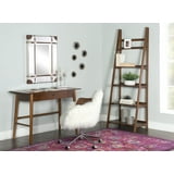 Linon Charlotte Desk, Rich Brown Finish, 30 inches Tall - Walmart.com