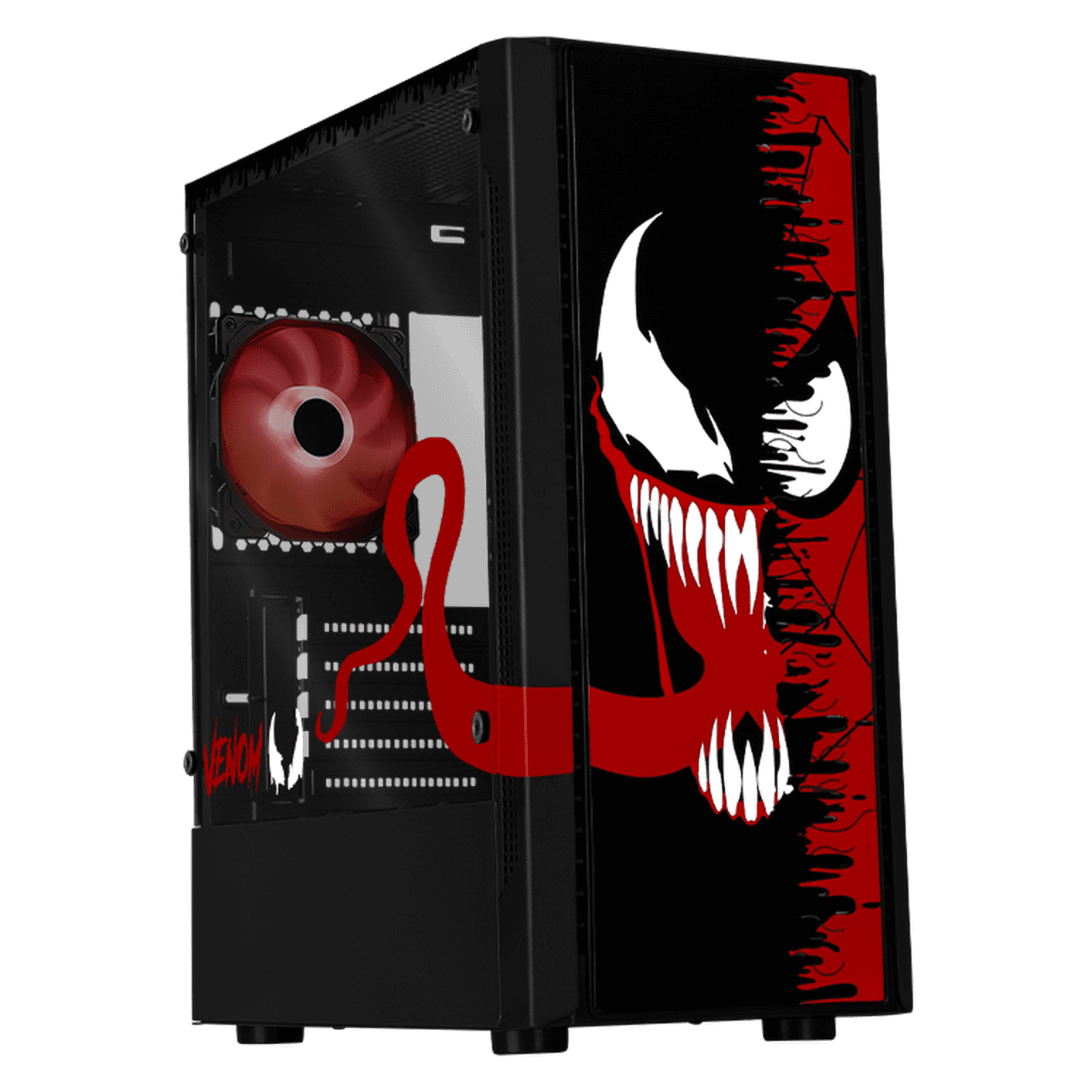 Gabinete XTREME PC GAMING Venom V3 Edition Mini Torre 3 Fan RGB Negro ...