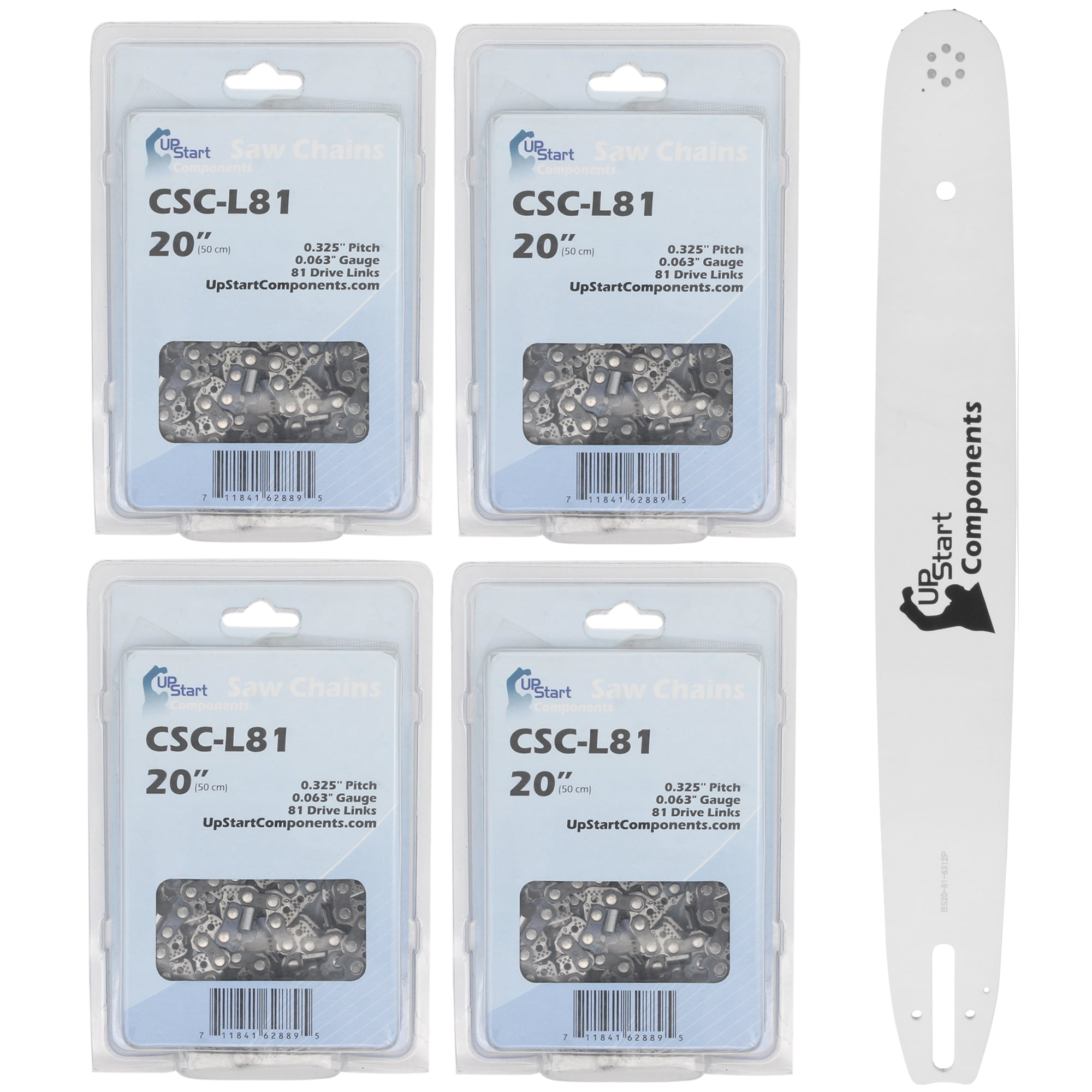 Replacement 20" Multi Rivet and 20" L81 Chain Combo for Stihl MS 270 ...