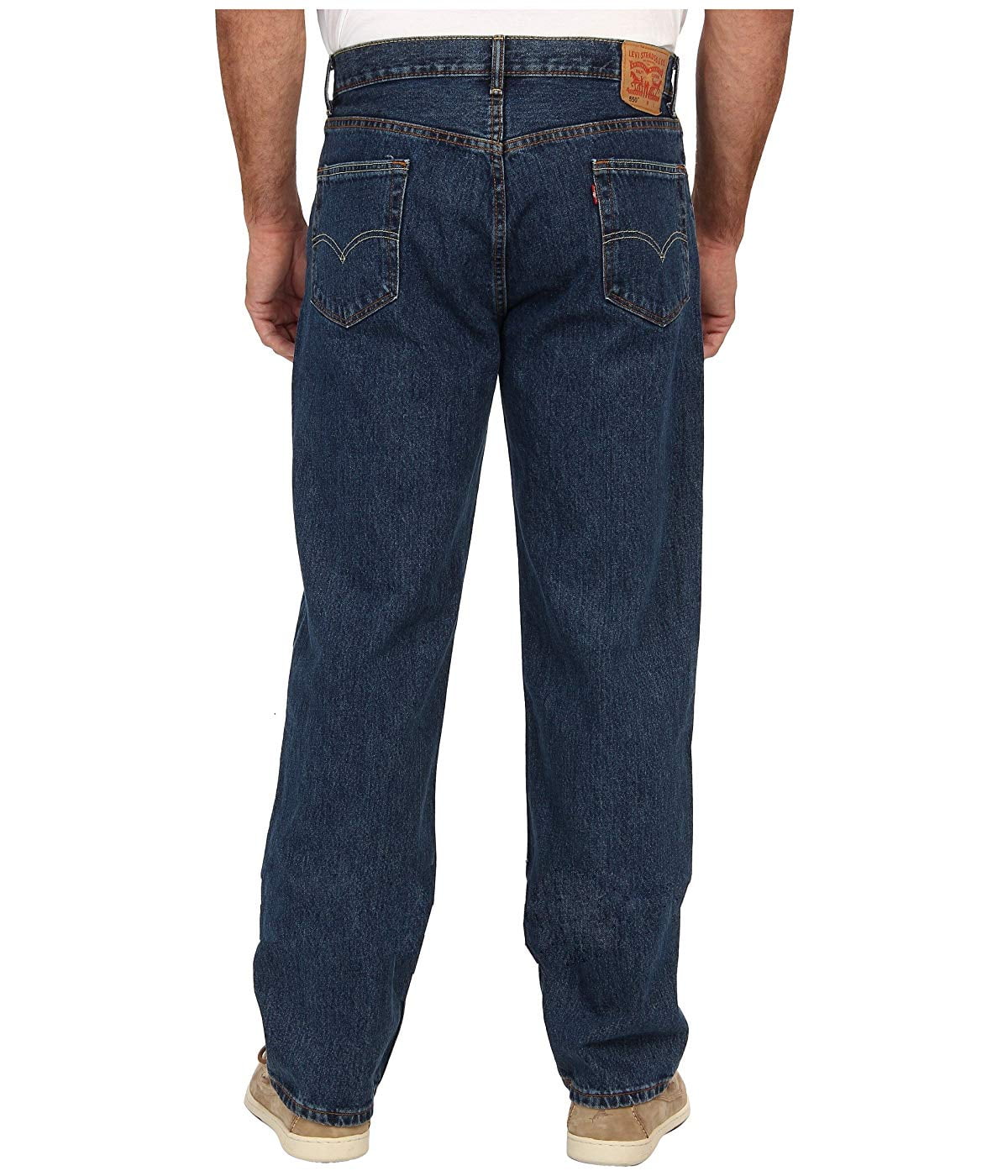 Levi's Big & Tall Big & Tall 550 Relaxed Fit Dark Stonewash - Walmart.com
