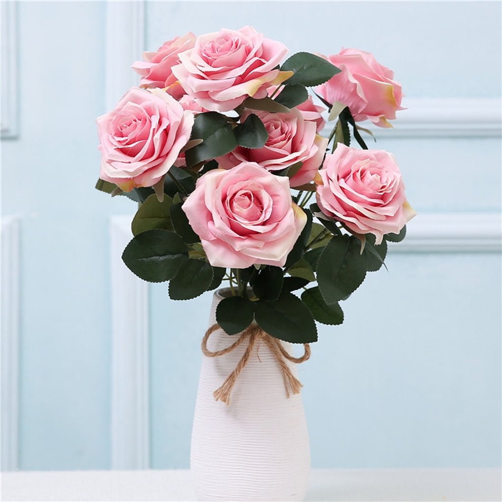 Click here for Maskred Artificial Rose Flower Bouquet Simulation... prices