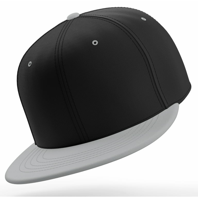 Blank Black Snapback Hats